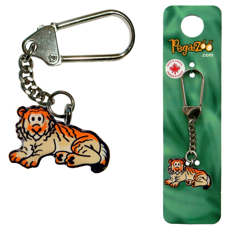 KEY CHAIN - TIGER - Creations Pierre Charbonneau Inc.
