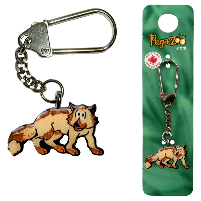 KEY CHAIN - FOX - Creations Pierre Charbonneau Inc.